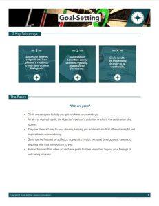 Learning & Teaching Tools For Goal Setting