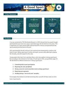 Learning & Teaching Tools For a Good Sport